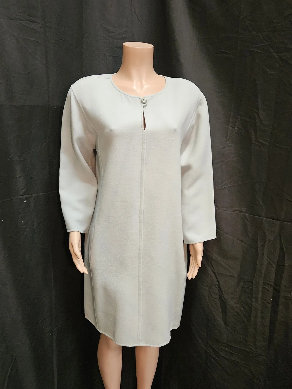 Oscar de la Renta | Dresses | A79 Oscar De La Renta Pale Gray Midi ...